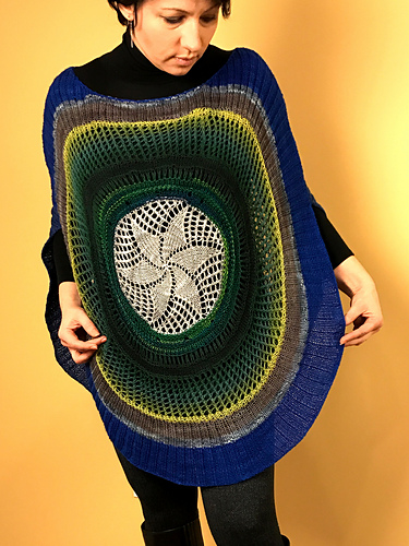 Ravelry: Odds and Ends Poncho pattern by Lena Zharichenko