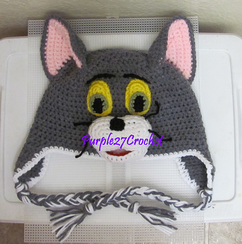 Ravelry: Tom the Cat Hat pattern by Purple27Crochet