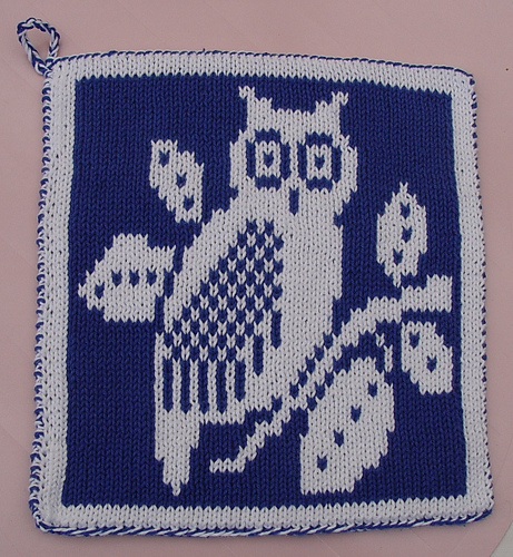 Ravelry: Spüli Eule auf Zweig pattern by Mamafri