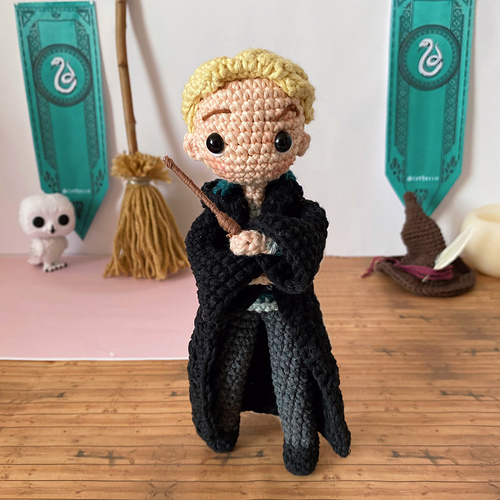 Ravelry: Draco Malfoy Amigurumi pattern by Melisa Valdés