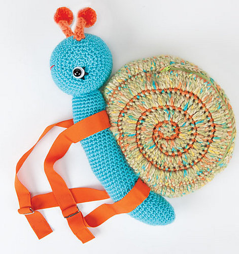 Ravelry: Snail Backpack pattern by Monica Rodriguez Fuertes