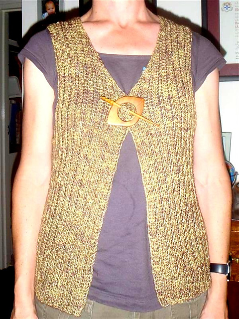 Ravelry: Ladies Patterned Vest pattern by Lincraft
