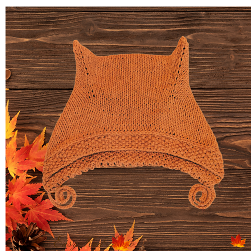 Ravelry: Cat Ears Baby Bonnet pattern by Easyknitstudio