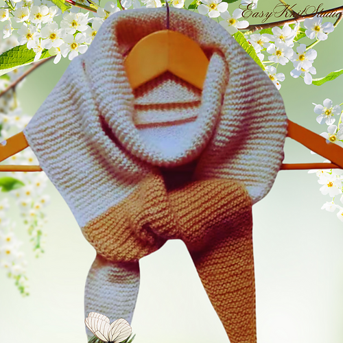 Ravelry: Two Color Scarf pattern by Easyknitstudio