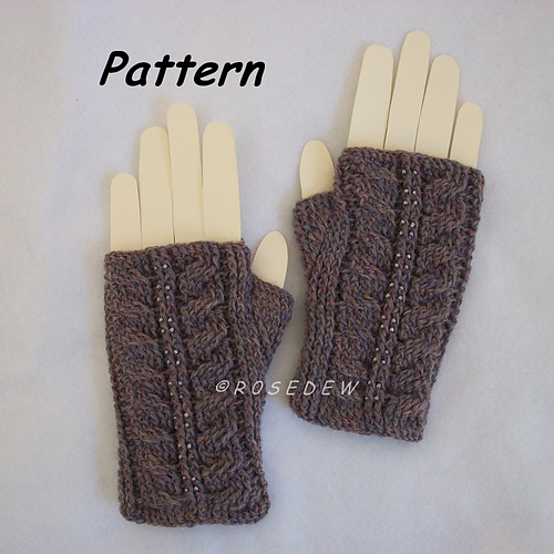 Ravelry: Palm Fingerless Mitts pattern by Tina Rodriguez