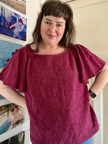 Ravelry: Sweet Whispers Tee pattern by Susan Lin