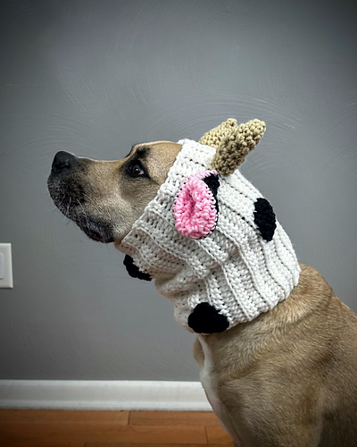 Ravelry: Cow Dog Snood pattern by Rachel Wisneski