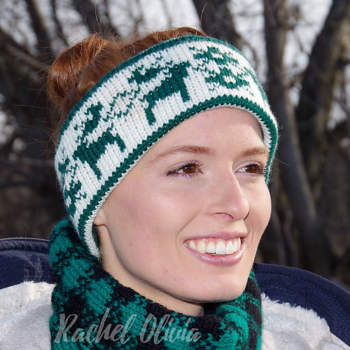 Ravelry: HAND KNIT - Reversible Moose Headband pattern by Rachel Olivia