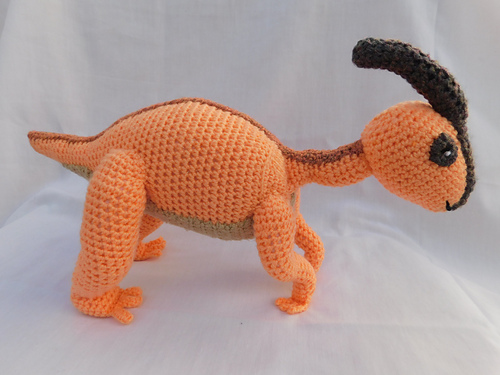Ravelry: Parasauri, the Parasaurolophus (dinosaur) pattern by Jorgelina ...