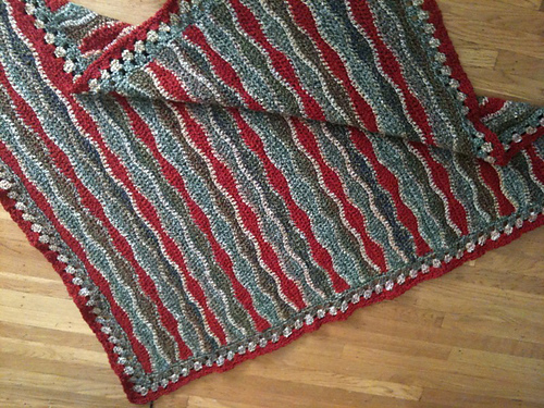 Ravelry: New Wave Throw pattern by Lion Brand Yarn