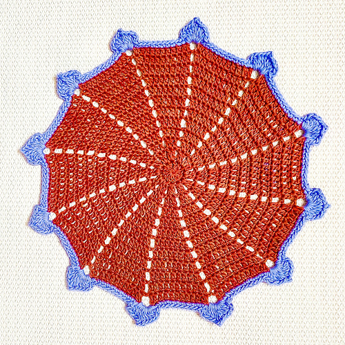 Ravelry: Pinwheel Swirl Doily pattern by Rajeshwari Singh