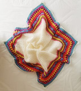 Ravelry: ranaforcrochet's continuous granny square baby blanket