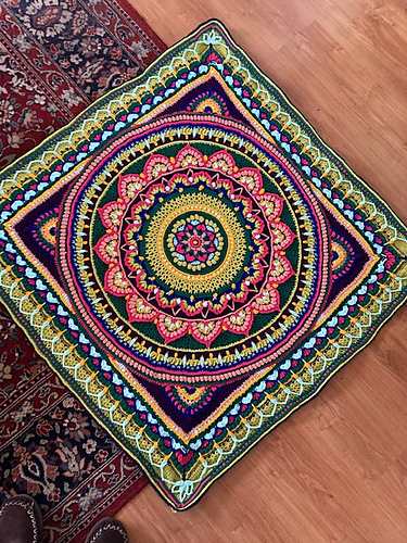 Ravelry: Shapla Bil Throw pattern by Sadika Sobhan