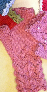 Ravelry: Arrow Lace Gauntlets pattern by Rose Ann Penney