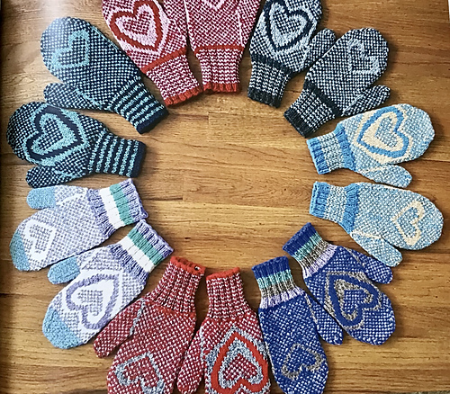 'Hello Goodbye' Newfoundland Mittens. Knit a trio of this beautiful ...