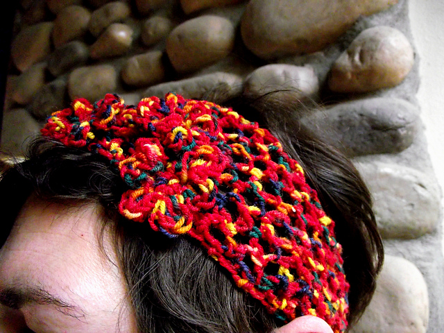 Ravelry: Gypsy Flowered Headband pattern by Sarah Klintworth