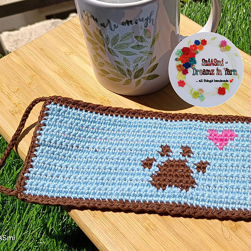 Ravelry: I Woof You Mug Cozy pattern by Rashmi Binu