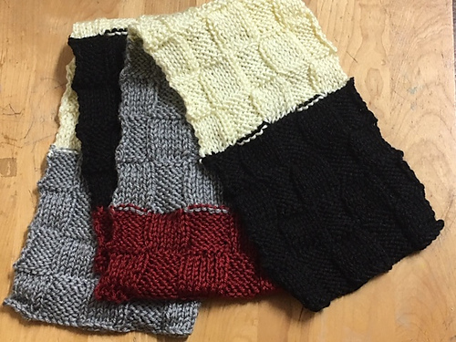 Ravelry: Easy Kids Color Block Scarf pattern by Rebecca Vendetti