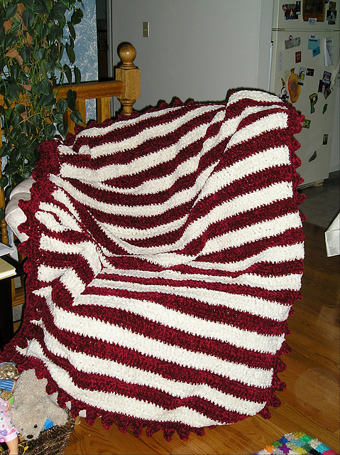 Ravelry: Peppermint Stick Afghan pattern by Lion Brand Yarn