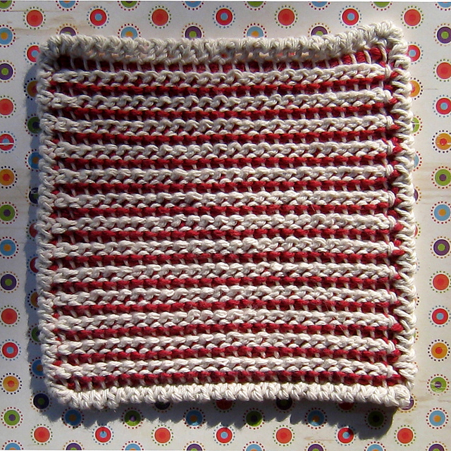 Ravelry: Simple Cro-Hook Dishcloth pattern by Kathleen Bonatti