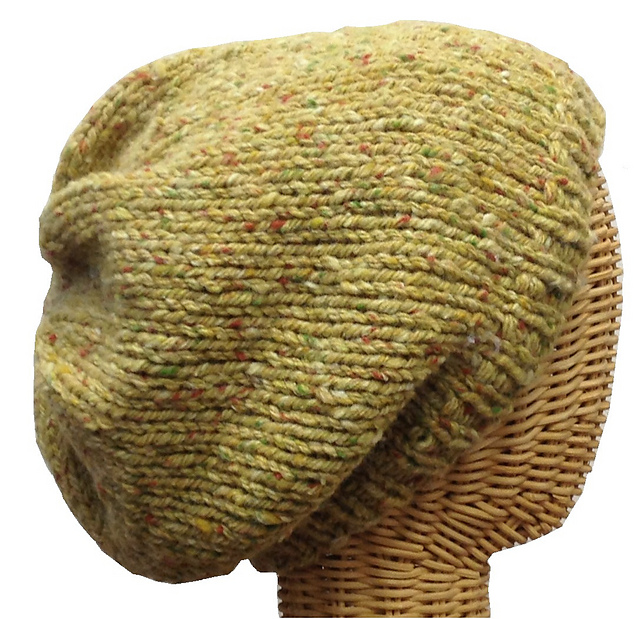 Ravelry: Multi Gauge Slouchy Hat pattern by Rebecca Lennox