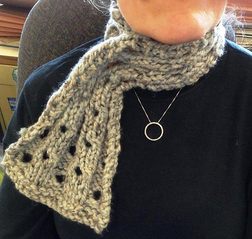 Ravelry: Eyelets and Ribs Cowl pattern by Reddcaboose