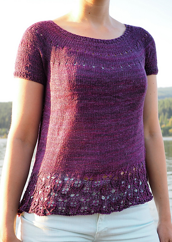 Ravelry: Deep Purple Top pattern by Natalie V