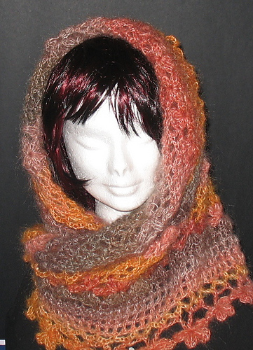 Ravelry: Vibrant Orange Shawl pattern by Jie