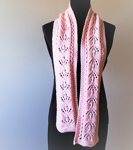 Ravelry: Striking Tulip Scarf pattern by Jie
