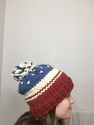 Ravelry: American Flag Hat pattern by Sarah R