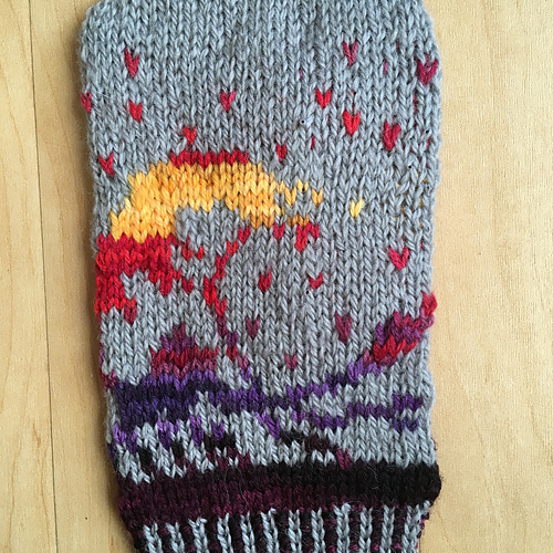 Finished my wave mittens (after finally weaving in a million ends)! : r ...