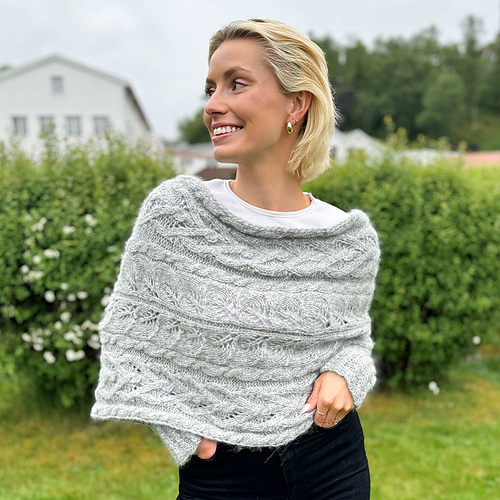 Ravelry: Leafy sweater scarf pattern by Paul Arne Wik