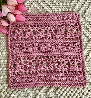Ravelry: Spring Pathways Square pattern by Claudia Martin