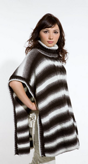 Ravelry: Fanatic Cabled Poncho pattern by Feza Yarns