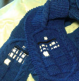 Ravelry: Doctor Who Tardis Scarf pattern by Danielle Fatzinger