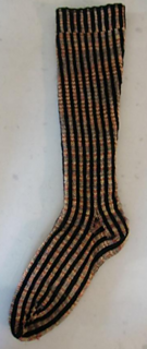 Ravelry: Pin Stripe Socks 2 x 2 pattern by Laurie Goldiuk