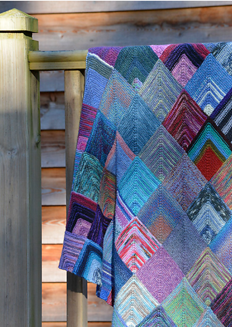 Ravelry: How to Knit a Mitred Square Blanket pattern by Nicolette Kernohan