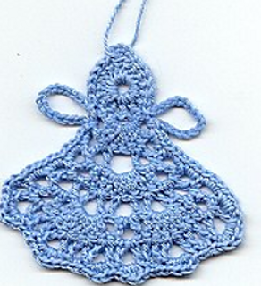Ravelry: Flat Angel Ornament pattern by Laura Pack