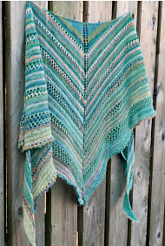 Ravelry: Triangular Pool Shawl pattern by Julia Marsh