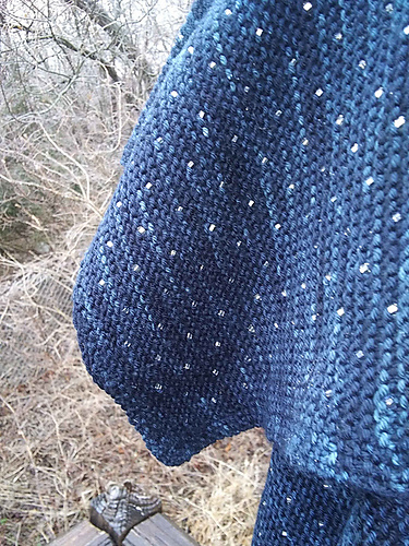 Ravelry: Night Sky Beaded Wrap pattern by Rebecca Lepping
