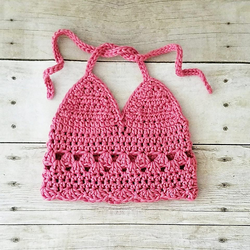 Ravelry: Halter Top Tank Shirt Boho pattern by RLB Patterns
