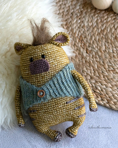 Ravelry: Bashka the hyena pattern by Sylwia