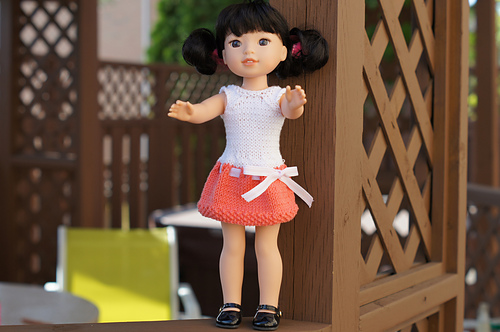 Ravelry: Sweet Summer Dress for 13-inch Dolls pattern by Janice Helge