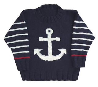 Ravelry: Anchor Pullover pattern by Gail Pfeifle, Roo Designs