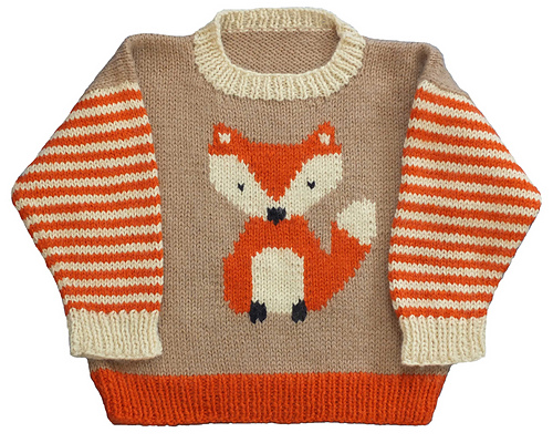 Ravelry: Fox Pullover pattern by Gail Pfeifle, Roo Designs
