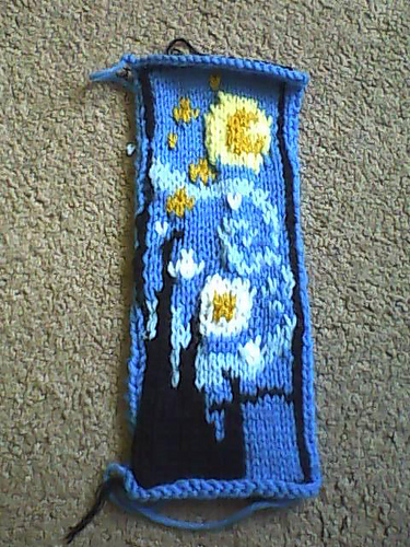Ravelry: Van Gogh Starry Night Mittens pattern by Tonks