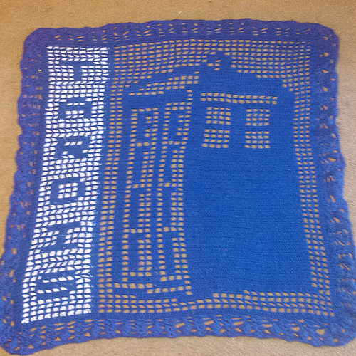 Ravelry: Tardis Blanket pattern by Crochet by Bai