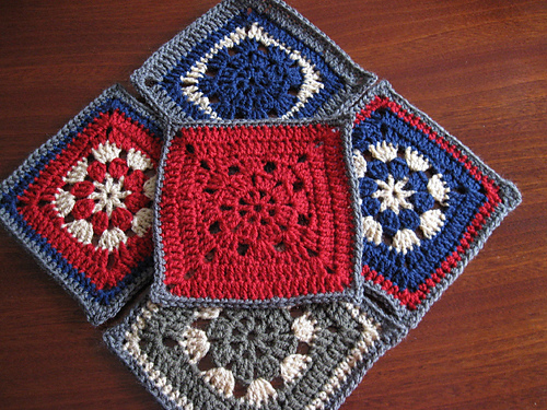 Ravelry: 6-7-8 Square pattern by Jessica Phillips