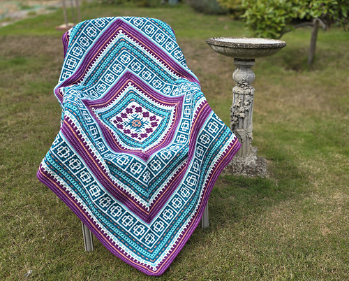 Ravelry: Secret Garden Blanket pattern by Rosina Plane