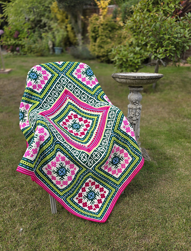 Ravelry: Secret Garden Blanket pattern by Rosina Plane